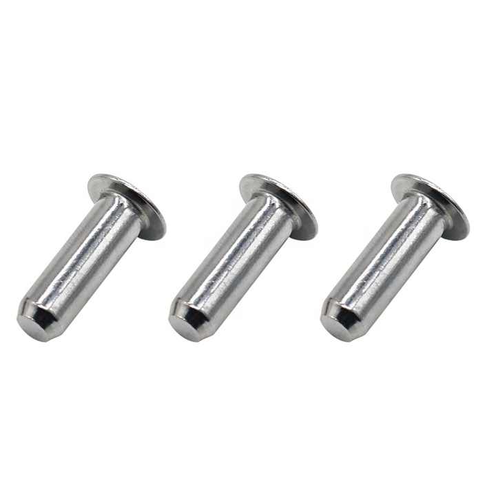 Metal Rivet Fastener Supplier Stainless Steel Flat Button Head Rivet ...