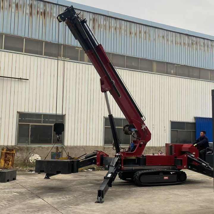 Small Building Crawler Crane Spider Crane Factory Direct Sales High ...