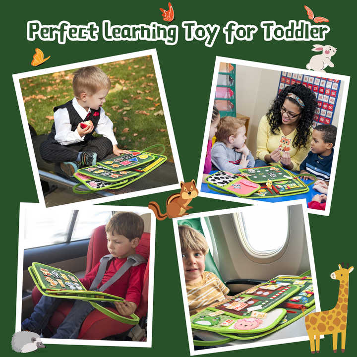 Felt Busy Board - Early Education Sensory Toys for Kids
