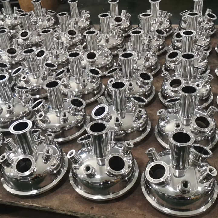 Sanitary Tri Clamp Hemi End Cap Lids with Sight Glass