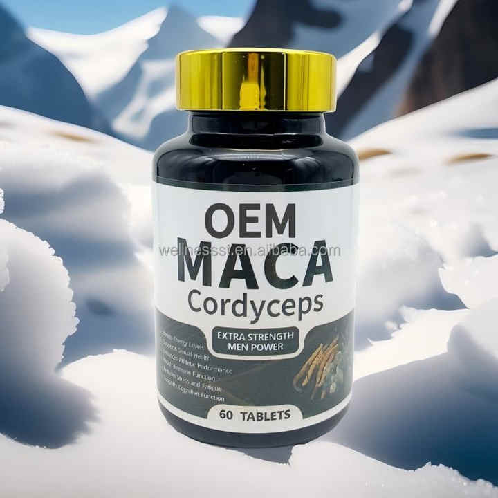 Maca Cordyceps Tablets for OEM/ODM - Natural Libido & Mood Enhancer ...