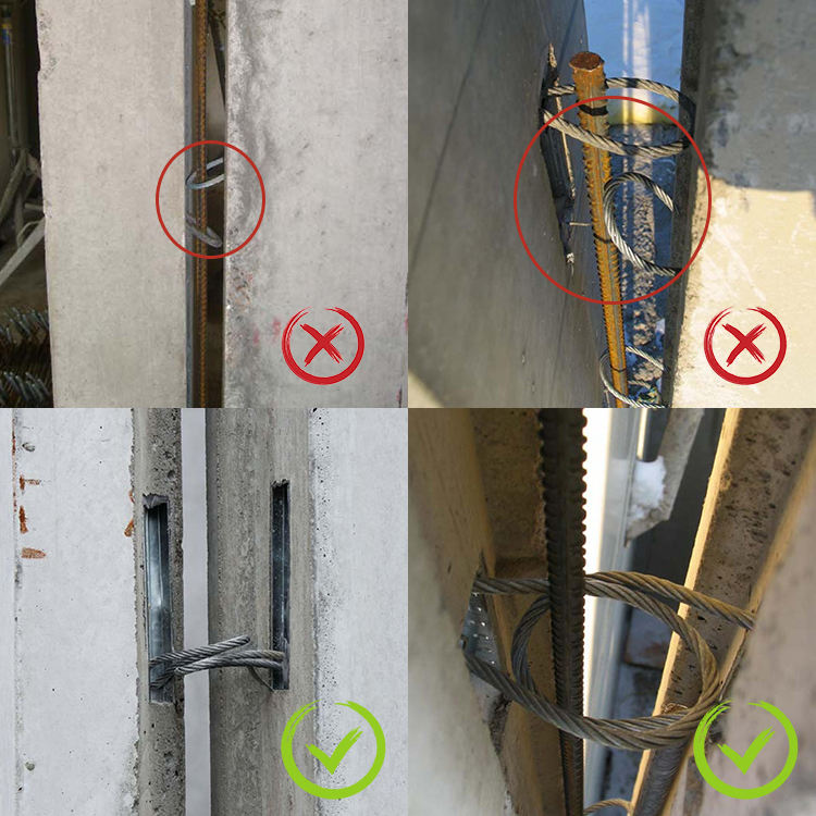 Wewin Precast Concrete Wall Connector Wire Loop Box for Building ...