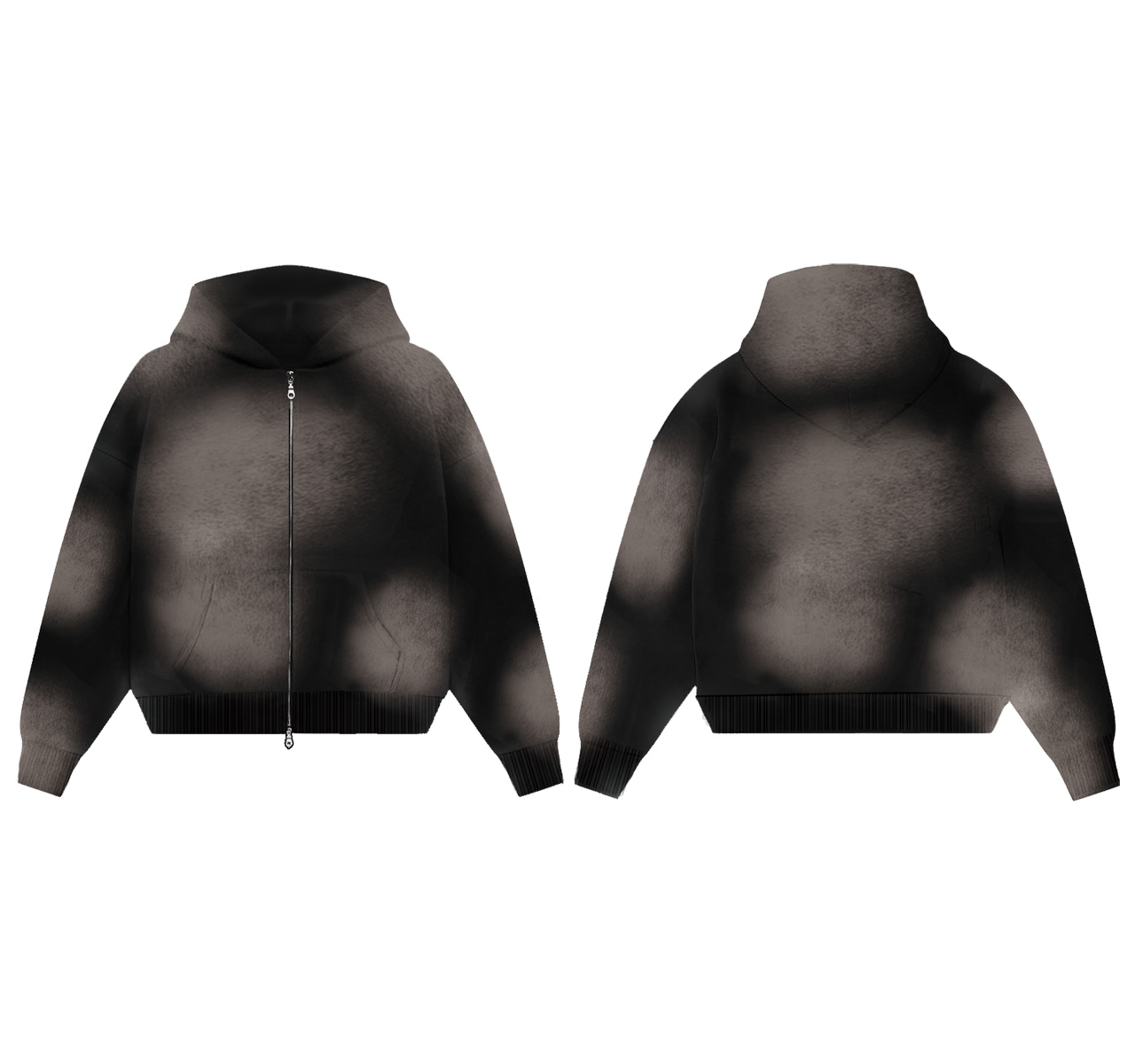New Design Full Zip Over Face Hoodie for Men - Custom Logo Hip Hop ...