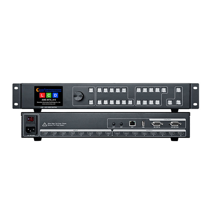 Professional HD Matrix Seamless Switching Video Wall Matrix Switch 8x8 ...