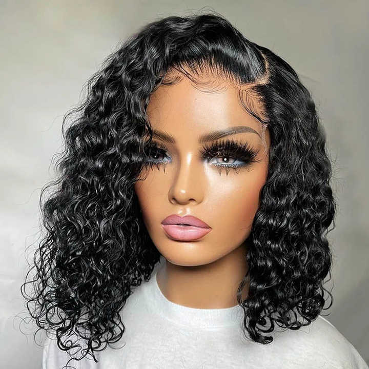 Wholesale Peruvian Bob Lace Front Human Hair Wig Vendor Transparent ...