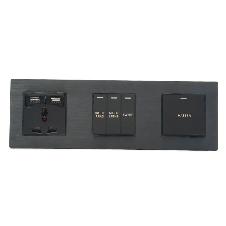 15B Series Luxury Hotel Bedside Wall Intelligent Push Button Switch ...