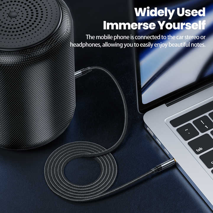 Toocki 3.5mm Male to Male HIFi Aux Cable 3Poles AUX Audio Extension ...