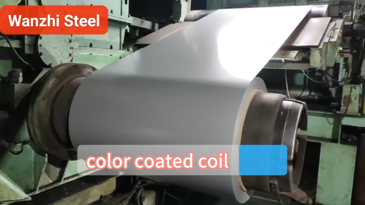 Ral 9016 Color PVDF Coating 4x8 0.3mm Thick PPGI Pre Color Coated Steel ...