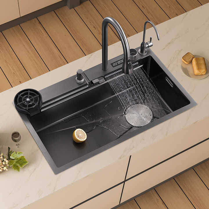Selora Kitchen Sink - Black 304 Stainless Steel Luxury