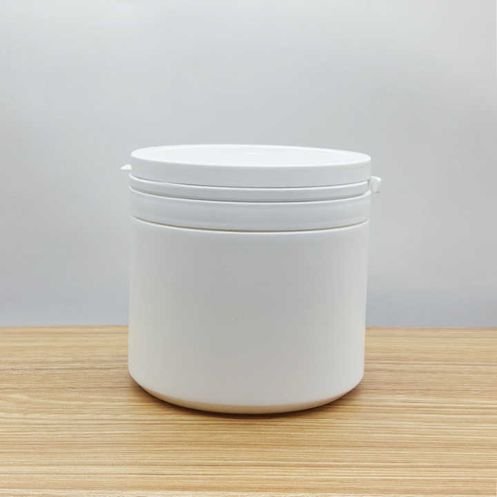 Tear-Off Cap Empty HDPE 550ml 900ml 1Kg Capsules White Round Plastic ...