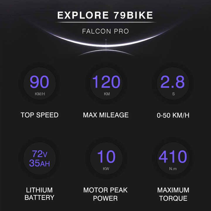 10000w 79 Bike Falcon Pro Electric Dirtbike Professional Electric Dirt ...