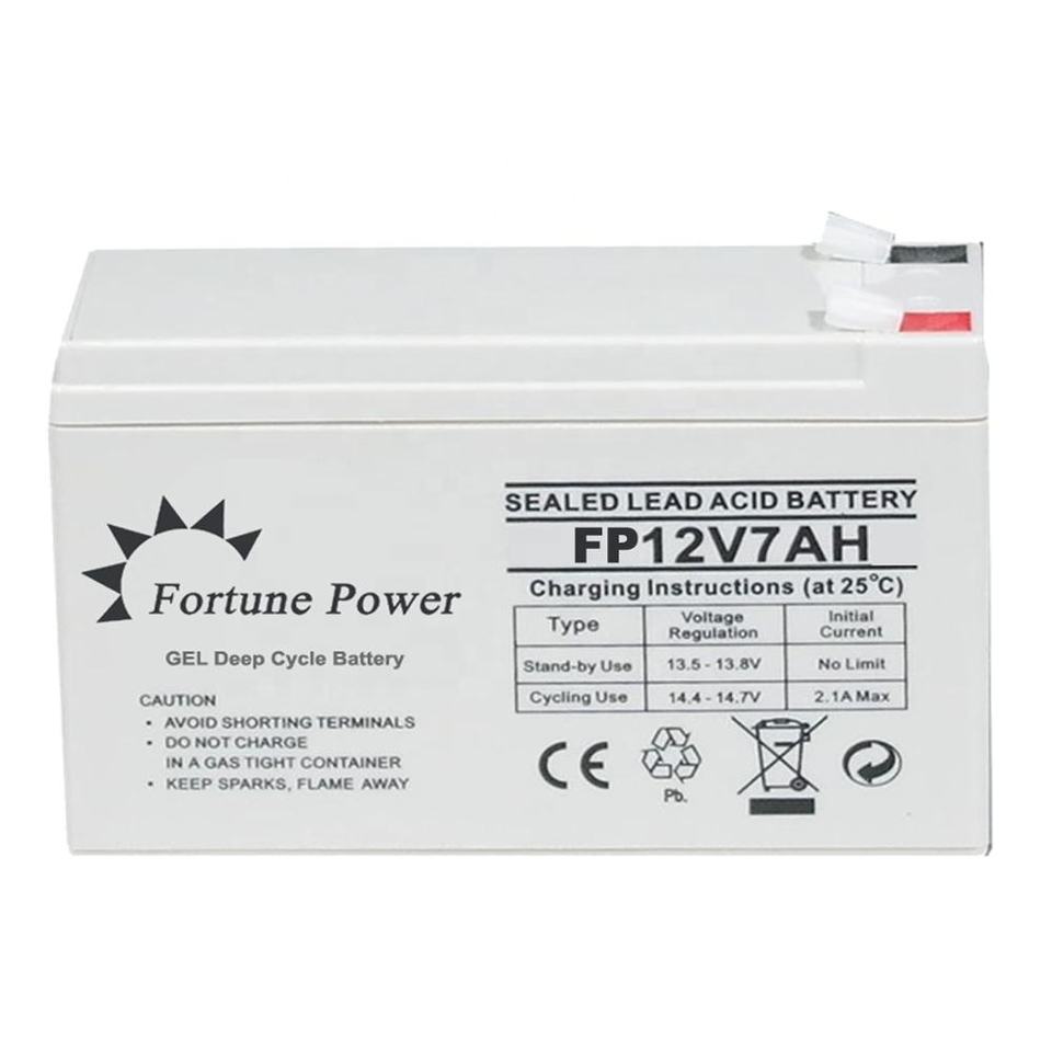 Fortune Power NP7-12 12V 7AH Solar Battery Backup System with 6000 ...