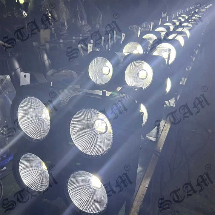 4 Eyes Audience Light 400W Blinder High Brightness 4X100W RGBW Cob Par ...