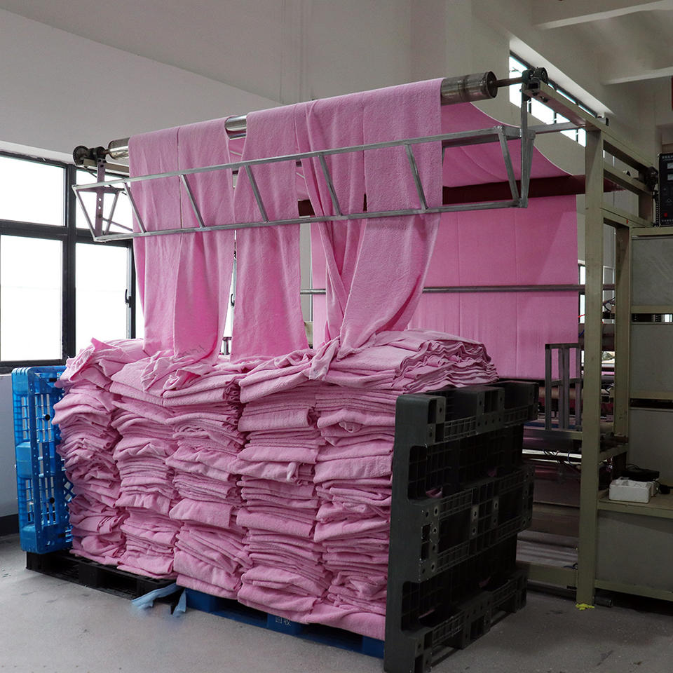 Full Automatic Microfiber Towel Making Machine - 70pcs/min