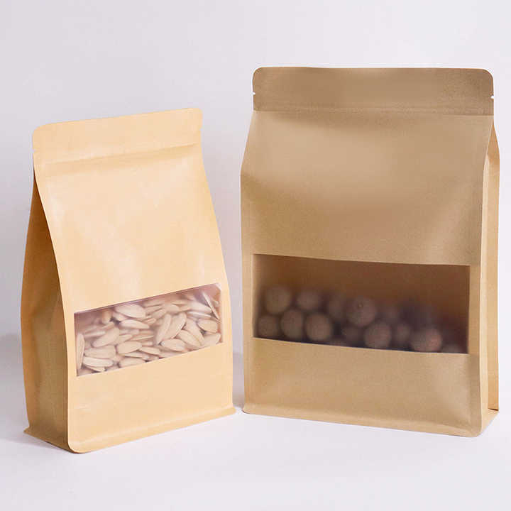 Kraft Bags - Custom Food Grade Zip Lock Packaging Pouches