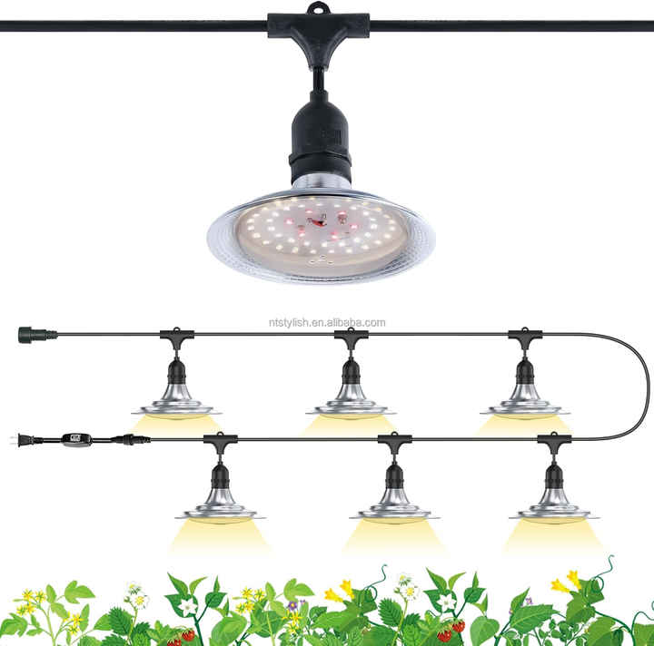 Outdoor Waterproof Light String Full Spectrum LED Plant Growth Bulb ...