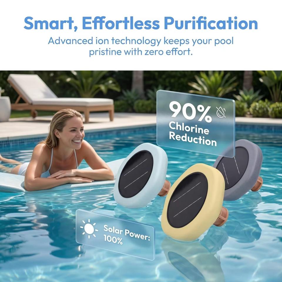 Accessories Pool High Quality Automatic Solar Powered Outdoor Swimming ...