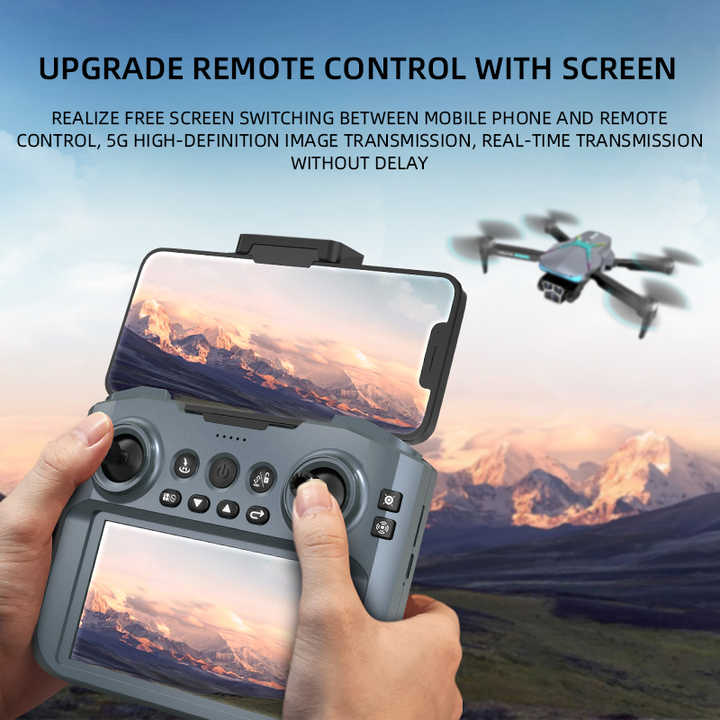 TLX AE7 Pro 4K HD Dual Camera GPS FPV UAV Drone Kit with Obstacle Avoidance & Aerial Photography ...