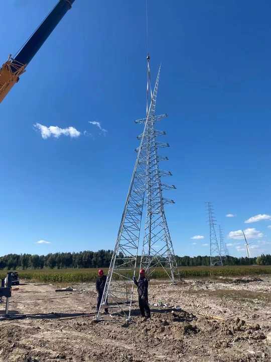 Manufacturer Supply 220kv Power Tower Steel Structure Iron Transmission ...
