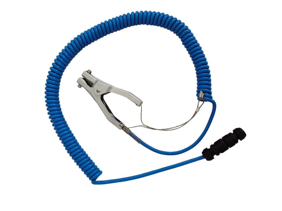 Atex Static Grounding Cable with Quick Connect Functionality
