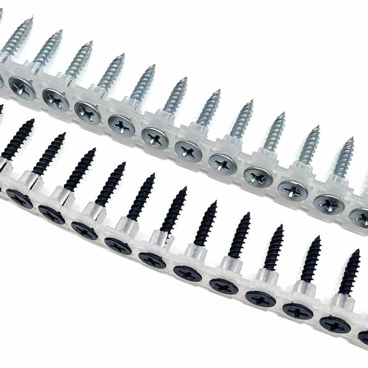 High Strength Plastic Strip Chain Collated Drywall Screws Bugle Head ...