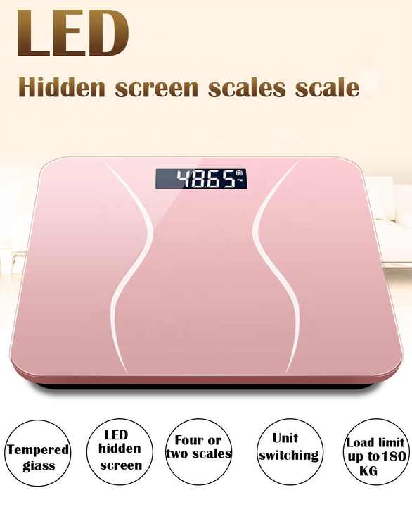 All New Bathrooms Scales Digital Body Fat Scales 180kg Weighing Scales ...