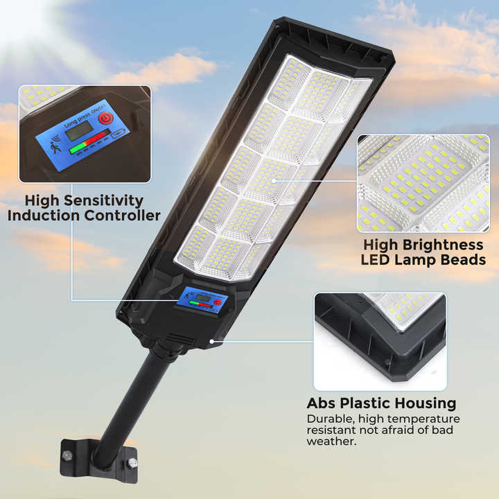 600W Super Bright IP65 Rated Solar Street Lights Outdoor Waterproof ...
