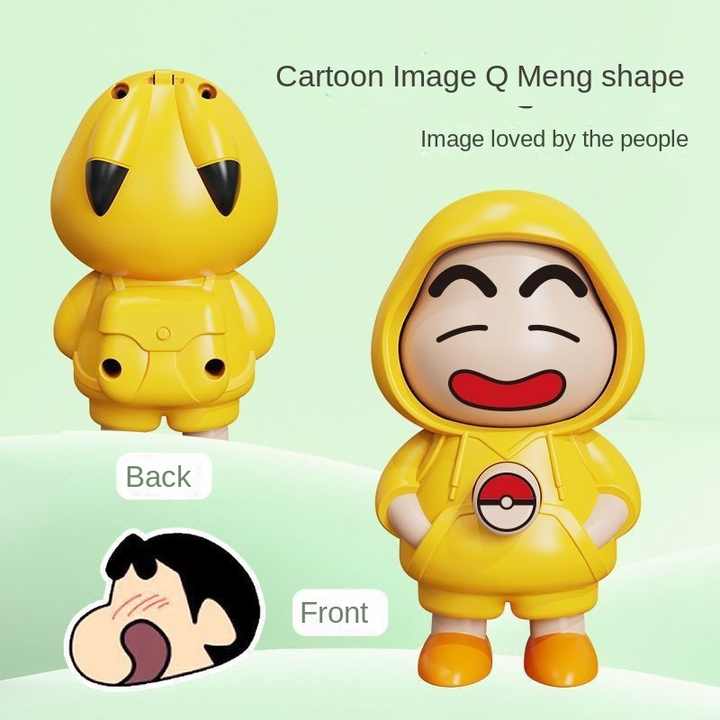 New Trendy Pikachu Single Face Transformation Toy Small Plastic Crayon ...