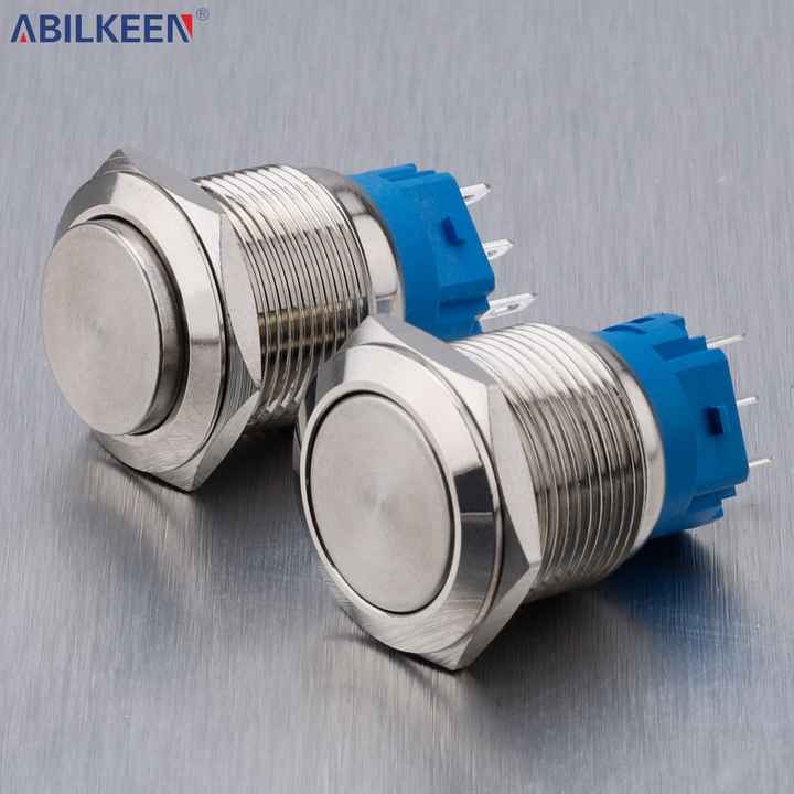 Safety Focus Emergency Stop Push Button Switch 19mm 12V IP65 Rating for ...