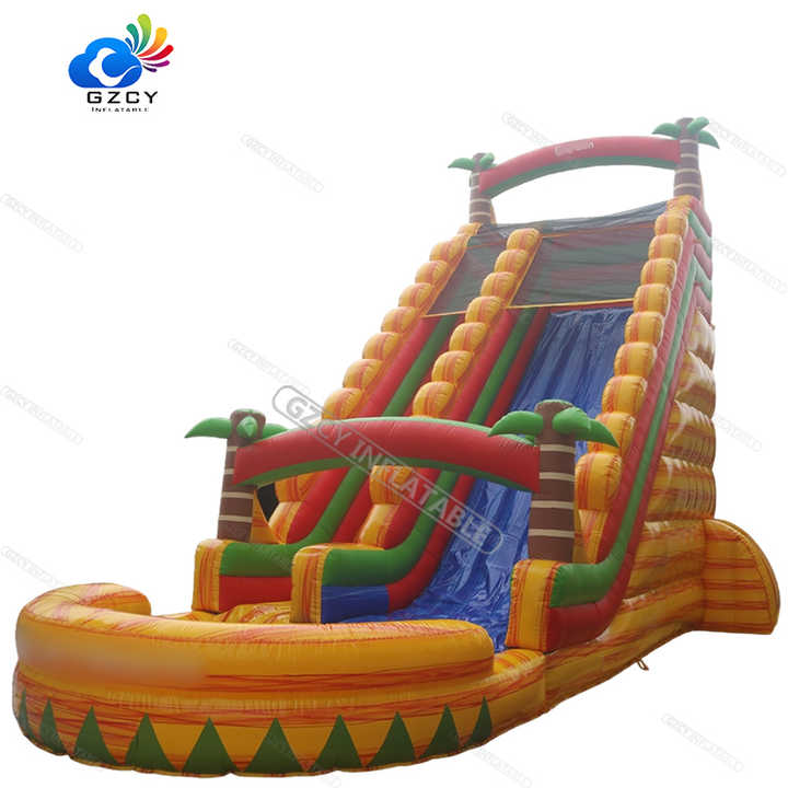 18 ft Commercial Wet Dry Waterslide Inflatable Pool Slide Sea Breeze ...