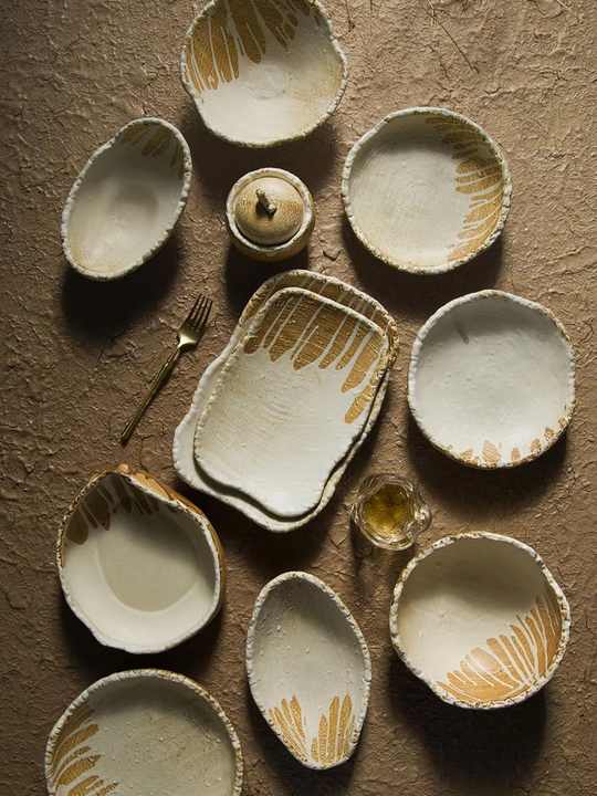 Japanese Style Restaurant Reactive Glaze Dinnerware