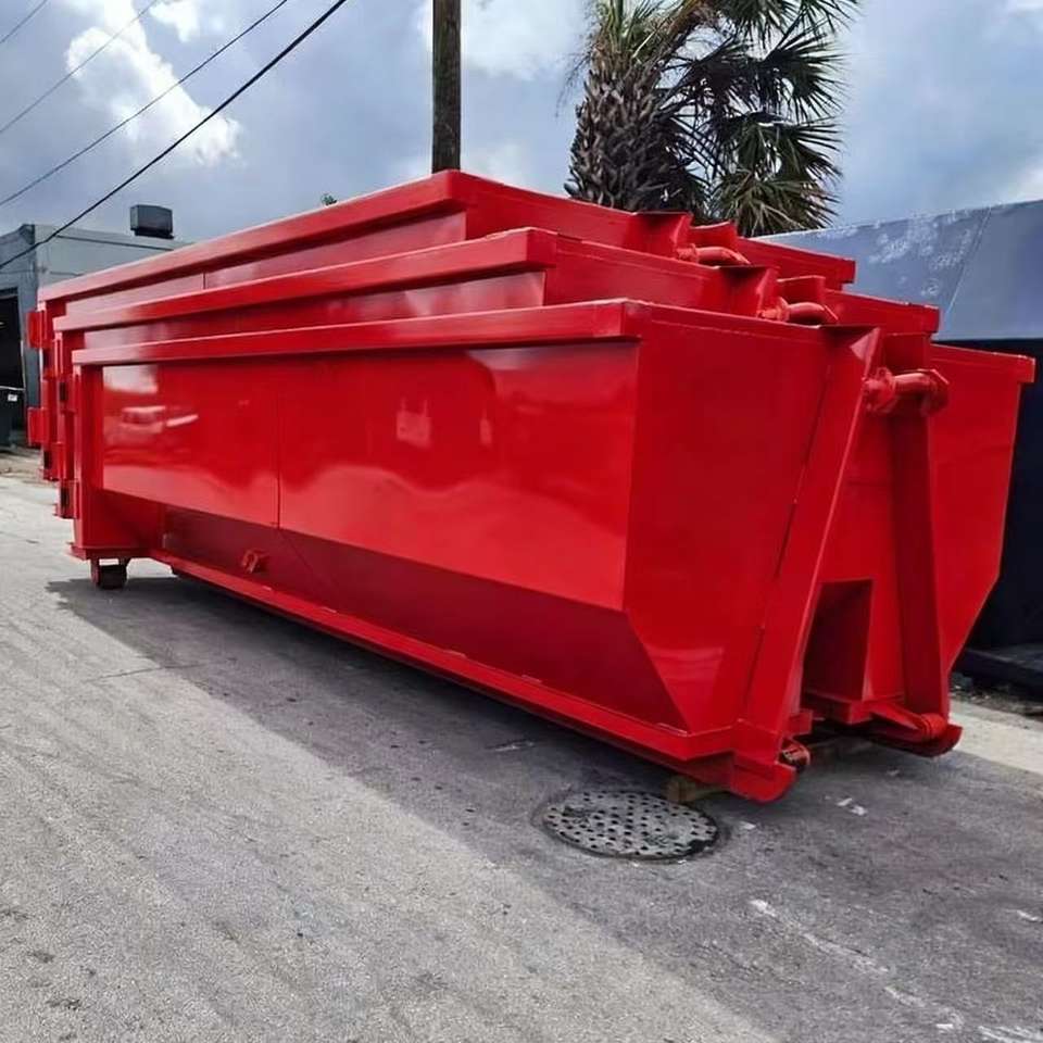 Factory Recommend Roll off Dumpster Hook Lift Container Waste ...