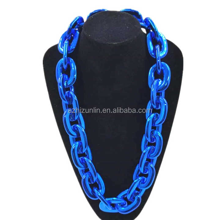 Wholesale UV Electroplated Acrylic Link Chain DIY Hip Hop Style ...
