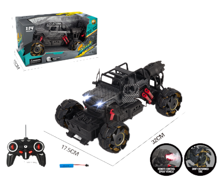 Pandas Racing High Speed Drift Stunt Jeep Mist Spray 360 Degree Flip ...
