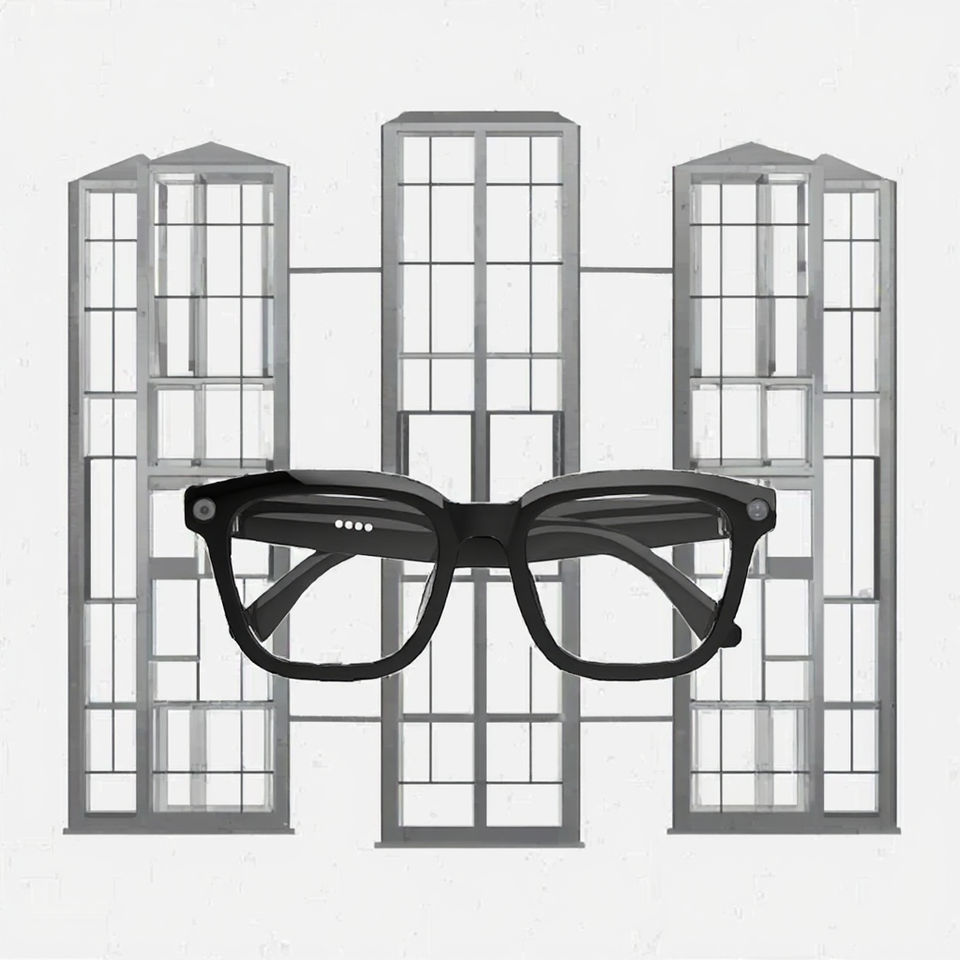 AI Smart Glasses AI Assistant 8MP 1080P Camera Voice Control Real-time ...