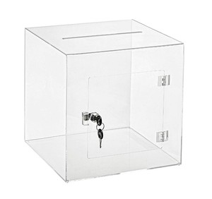 Buy Freestanding acrylic lucky draw box with Custom Designs - Alibaba.com