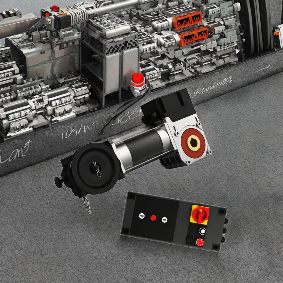 CUBETECH Heavy-Duty Industrial Gate Operator High-Power Door Motor for ...