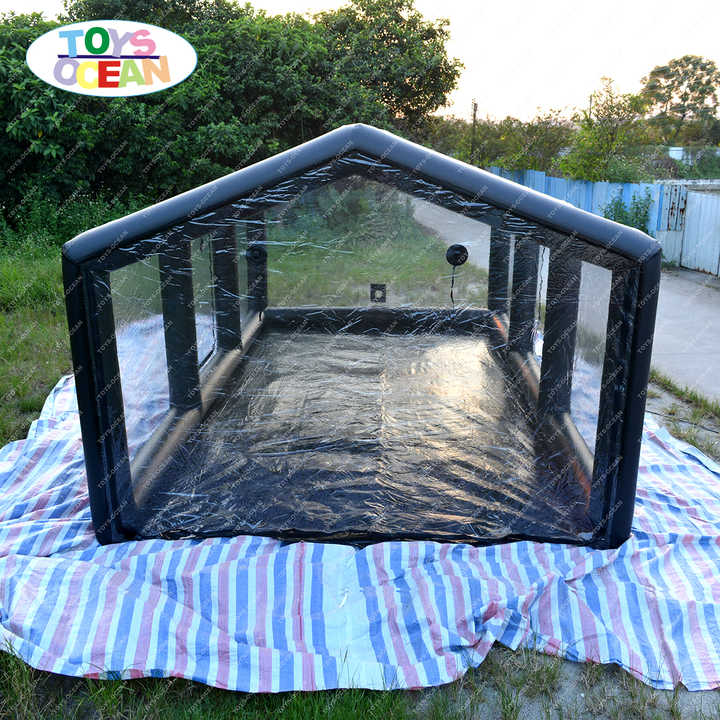 Transparent Outdoor Inflatable Car Cover Bubble Tent Garage