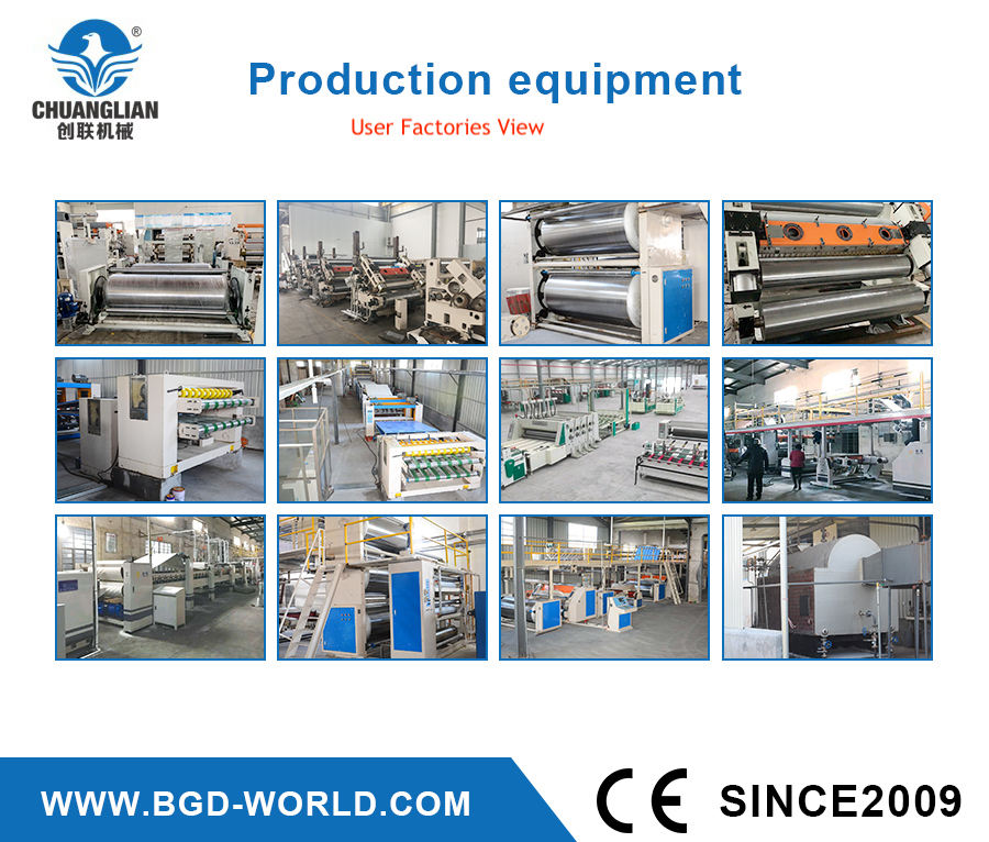 New high-speed 3/5-ply corrugated board production line for paperboard ...