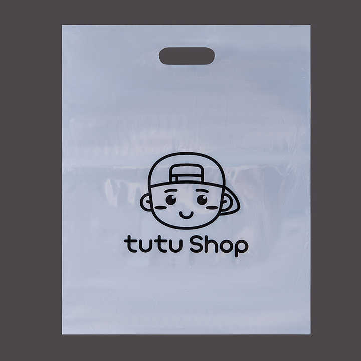 Biodegradable Eco PE Tote Carry Shopping Bag - Durable & Fashionable