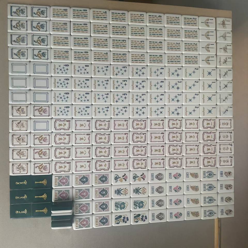American-style Acrylic Mahjong Tiles Hand-shuffled Cross-border ...