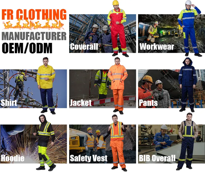 Industrial Safety Clothing EN1161 EN11612 Fire Resistant Flame ...