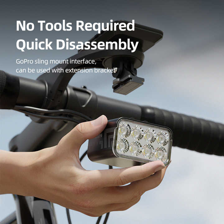 CYCLAMI Ultra Bright 1800 Lumens LED Bike Light - Safe Rides