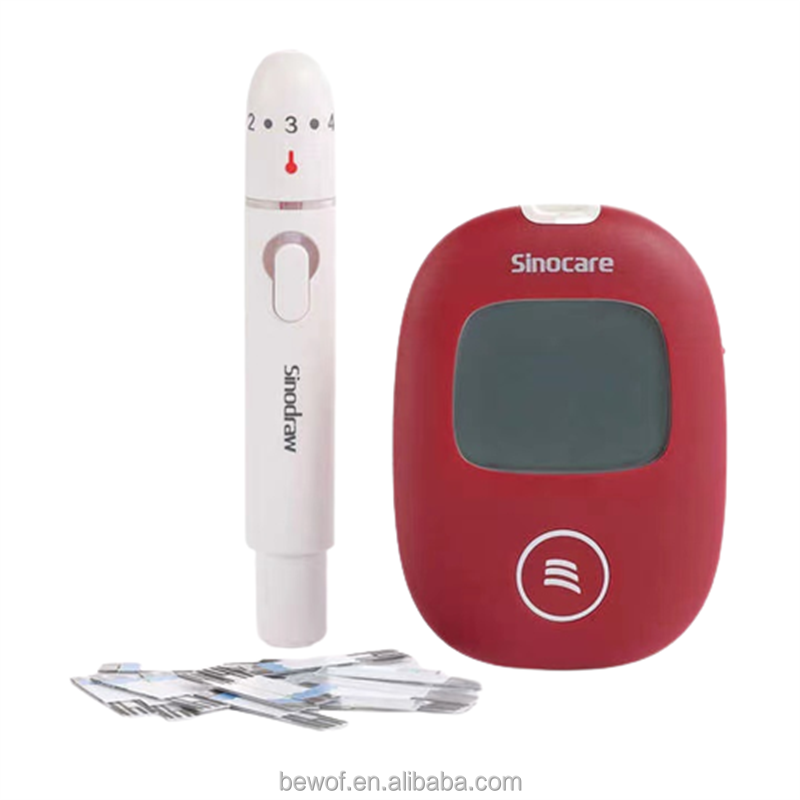 Sinocare Glucometre Diabetic Blood Glucose Meter test Strips and ...