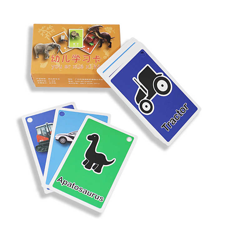 Factory Talking Flash Cards Educational Toys for Kids Design logo ...