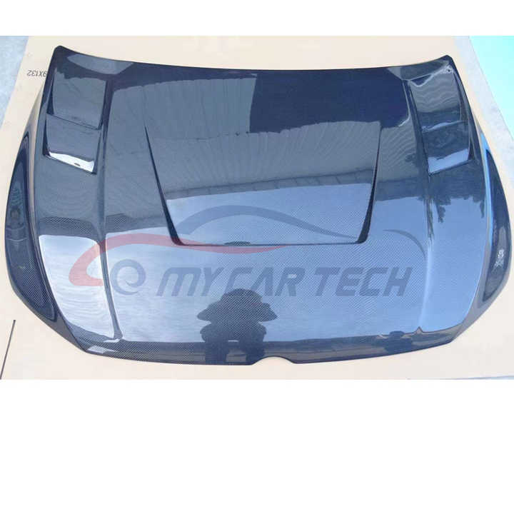 For VW Golf 8 MK8 Carbon Fiber Hood Bonnet Car Engine Cover Bodykit ...