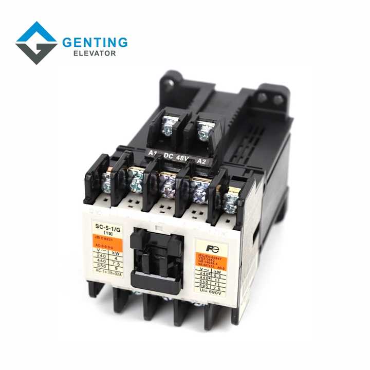 Elevator Lift Parts Fuji Original Elevator Contactor SC-5-1/G DC110V DC48V| Alibaba.com