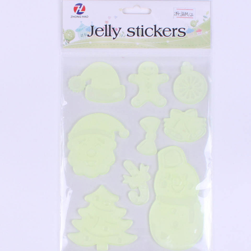 China Manufacture Kawaii DIY Custom Jelly Sticker Window Decorative ...