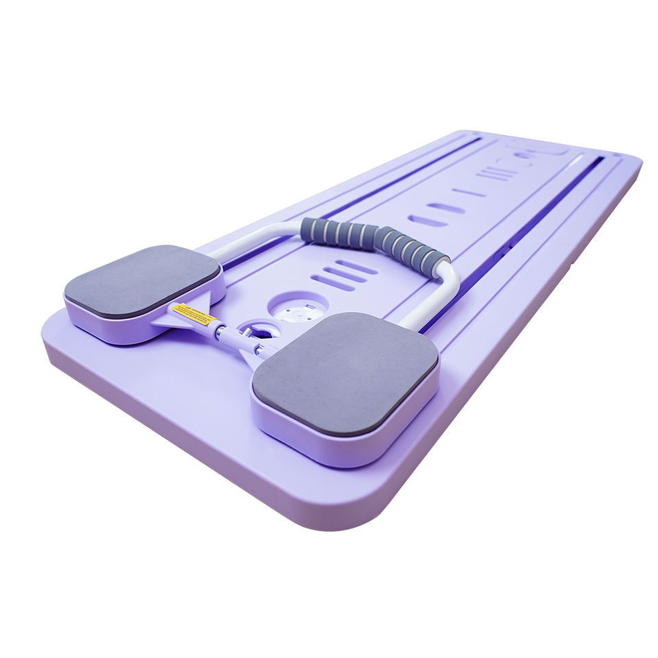 Multifunctional Ab Board with Ab Wheel Home Fitness Equipment Foldable ...
