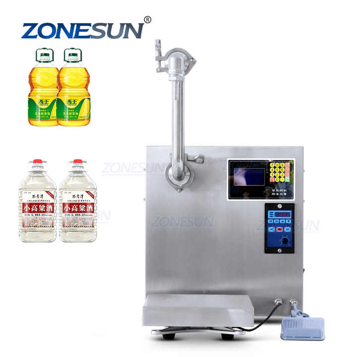 ZONESUN ZS-GPW1 Semi Automatic Single Head Gear Pump Large Flow Thick Liquid Quantitative ...